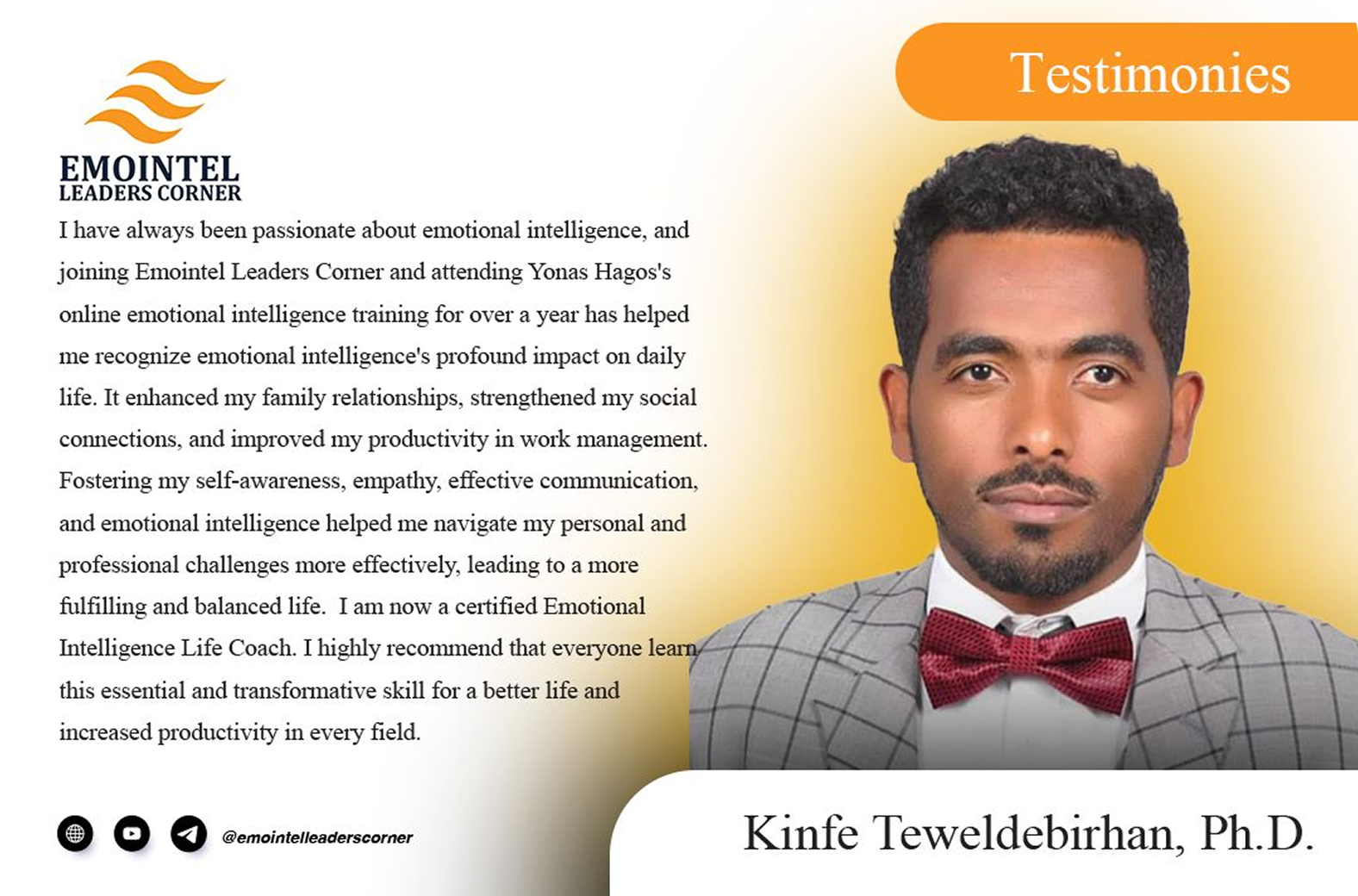 Emointel Leaders Corner